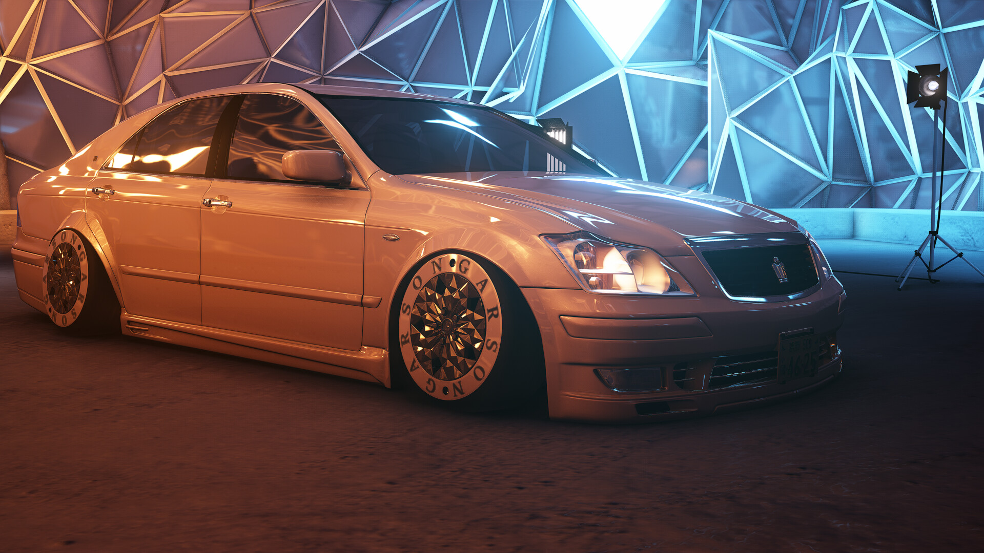 ArtStation - Toyota Crown GRS180 in K-BREAK bodykit set2