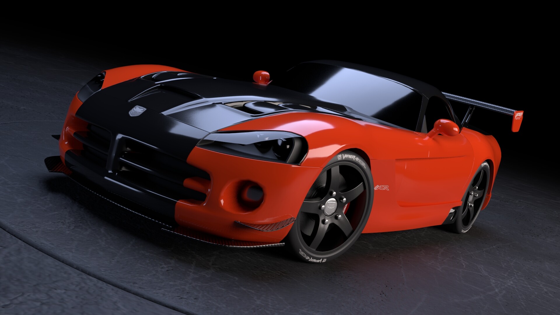 ArtStation - Dodge Viper