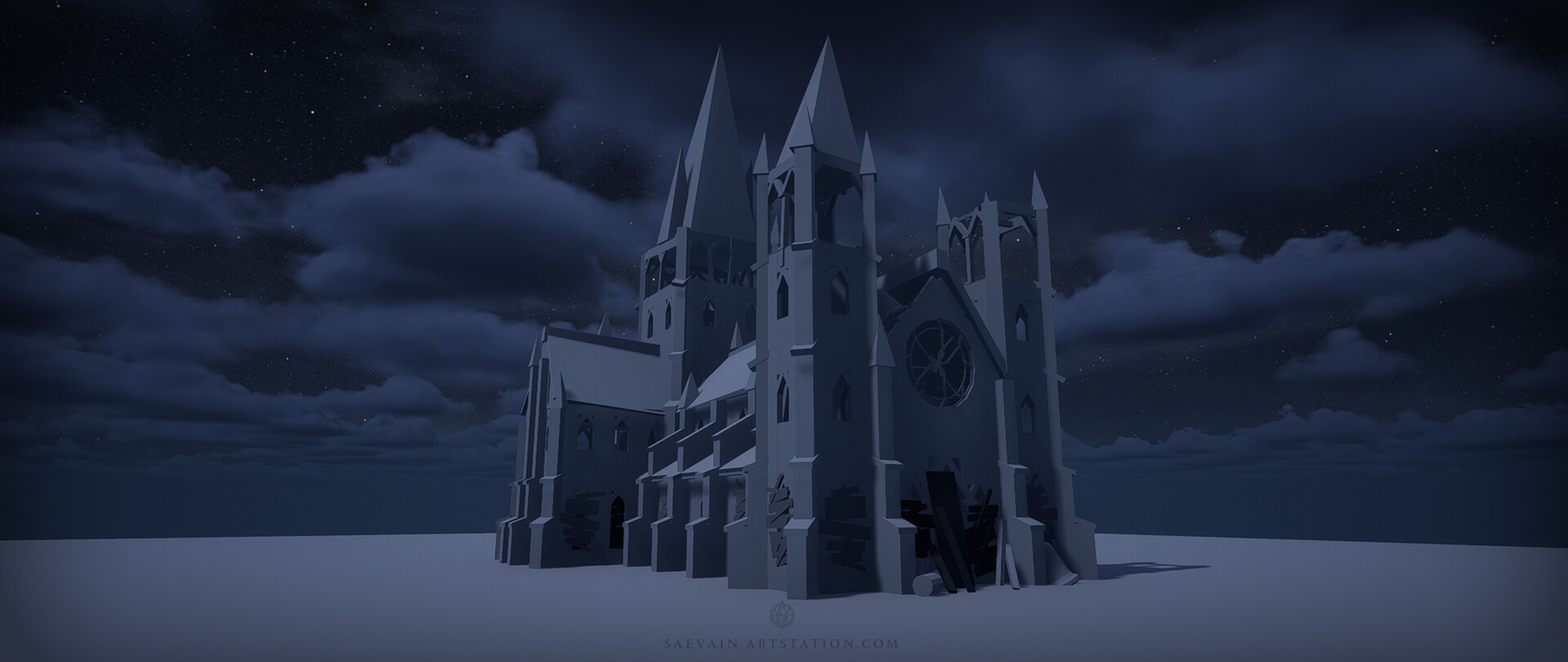 ArtStation - Post-apocalyptic Church