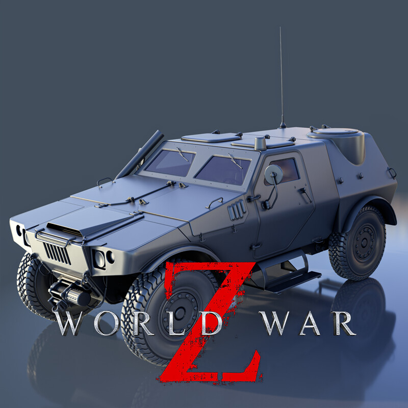 ArtStation - World War Z - Light Armoured Vehicle