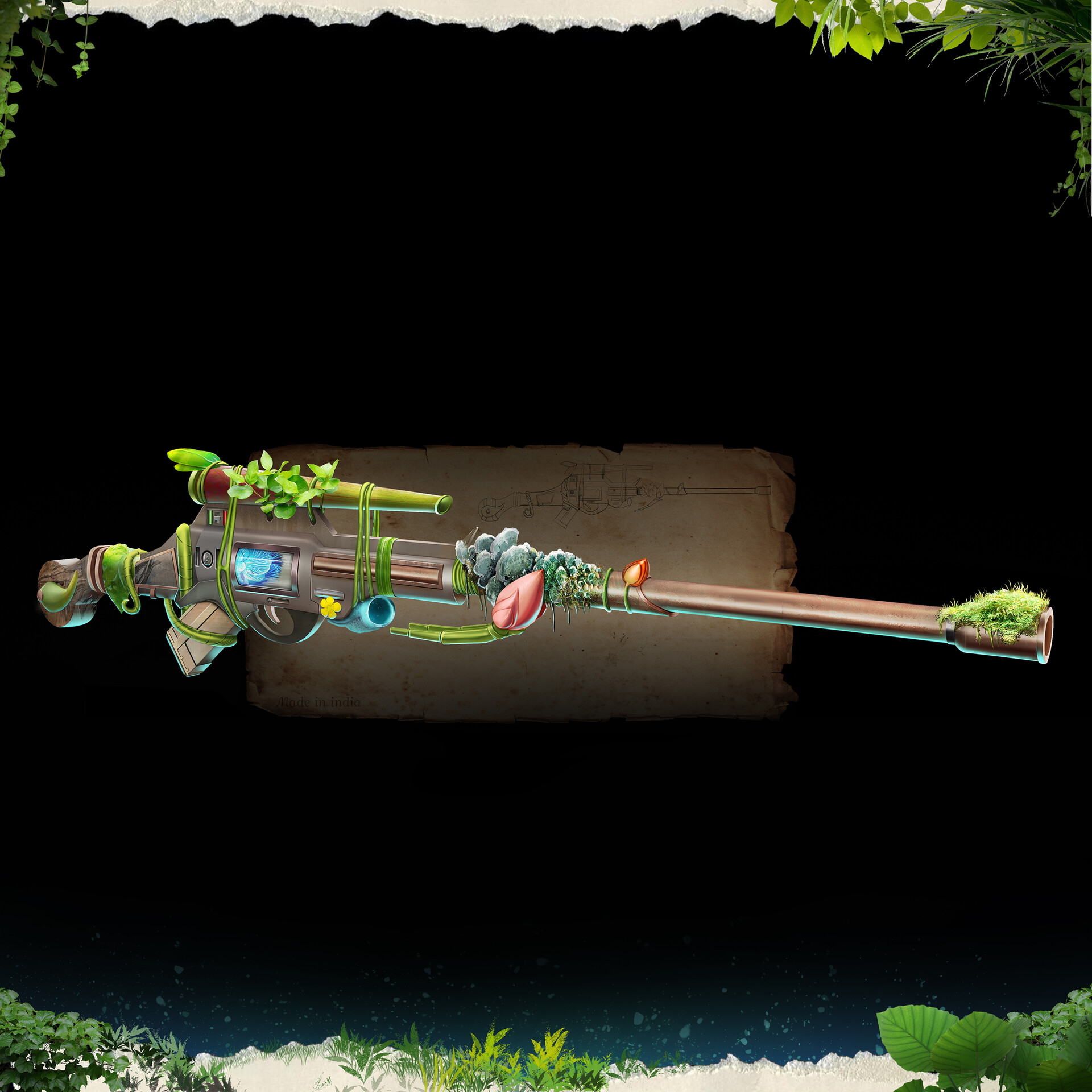 ArtStation - Jungle Long range sniper gun