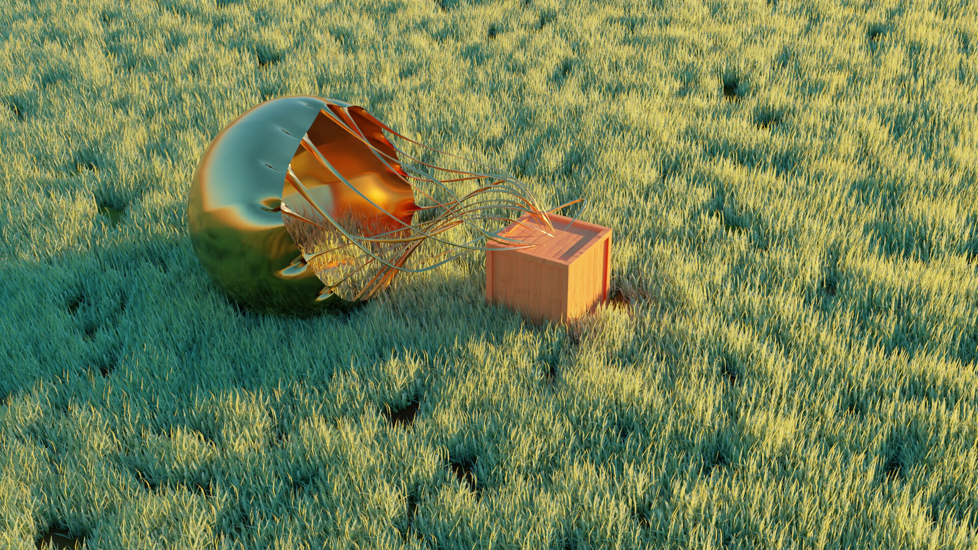 ArtStation - Falling Crate