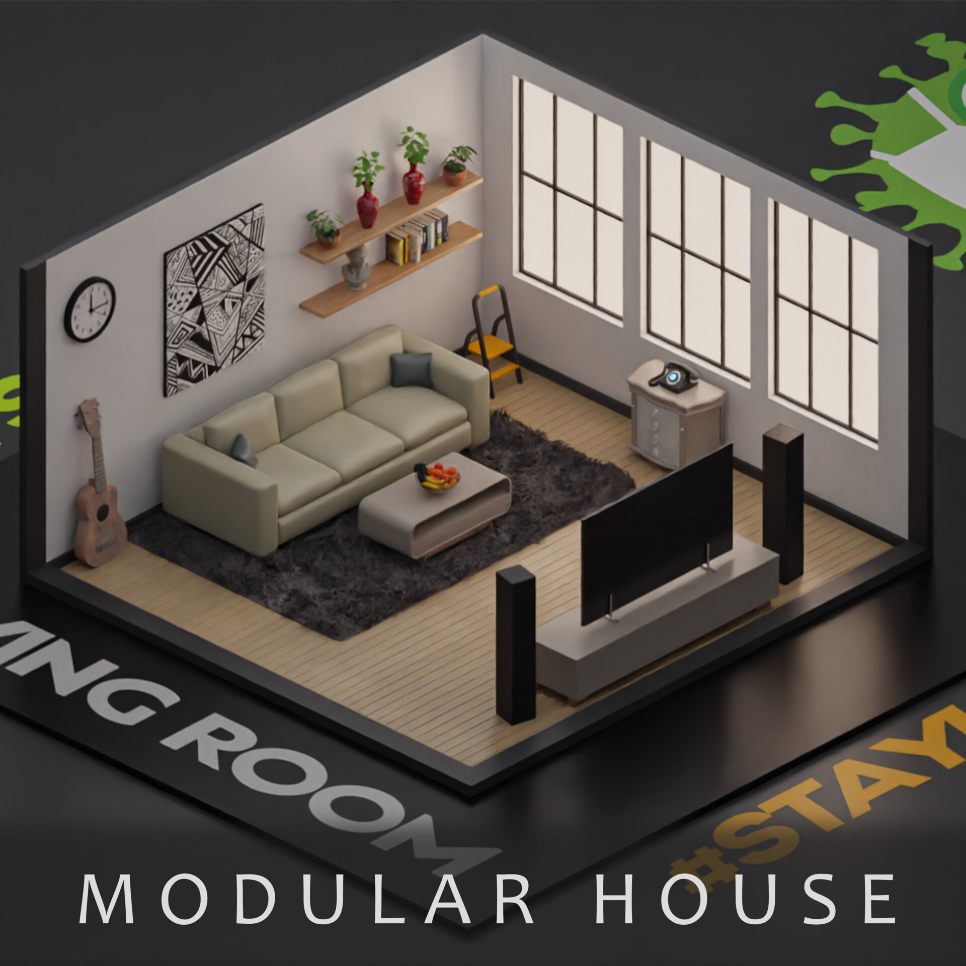 ArtStation - Modular House