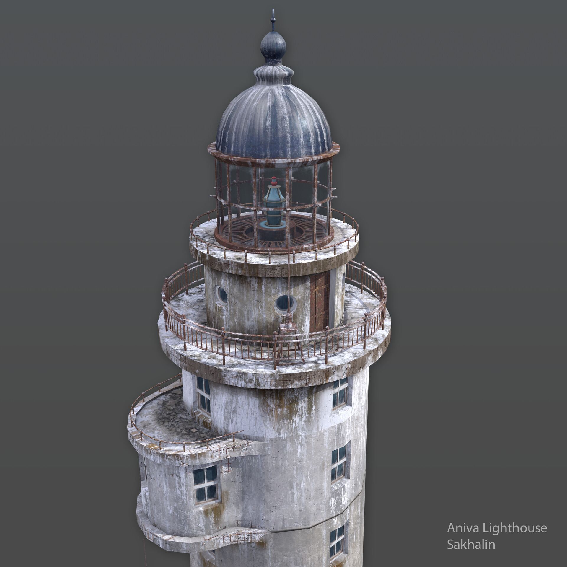 ArtStation - Aniva Lighthouse bulding