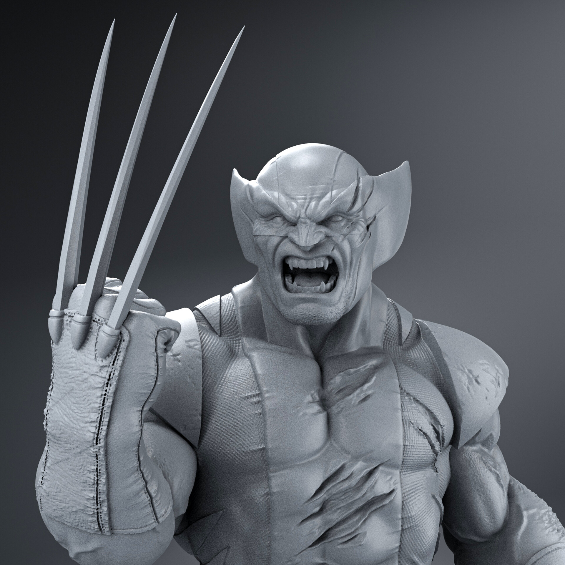 ArtStation - Wolverine 1/4 scale