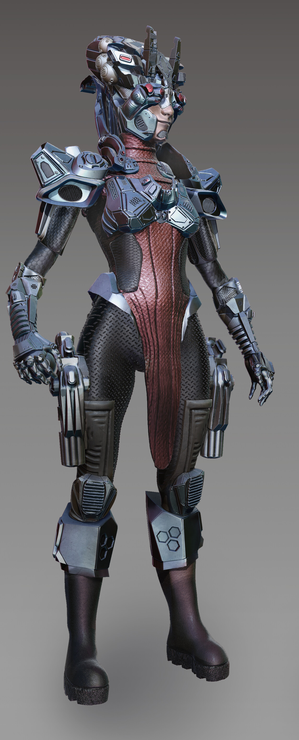 ArtStation - Cyberpunk Police Officer