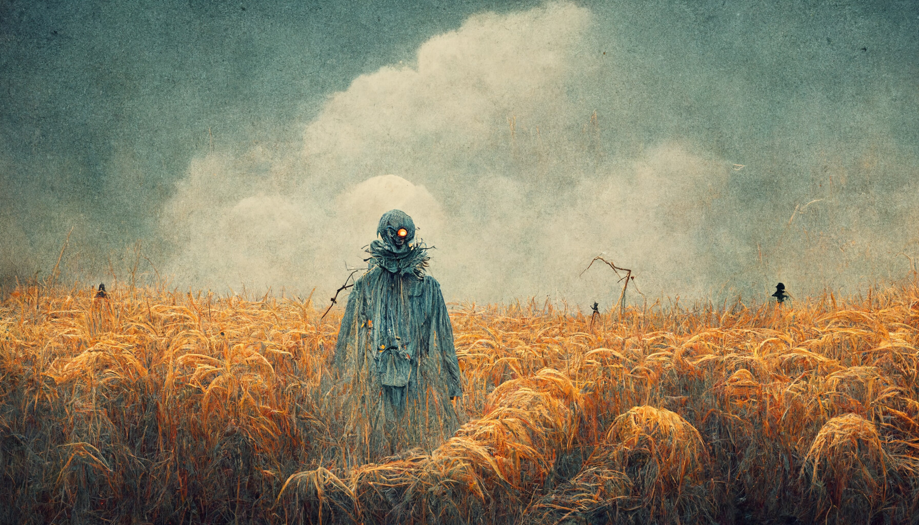 ArtStation - Shadows in the cornfield - MidJourney