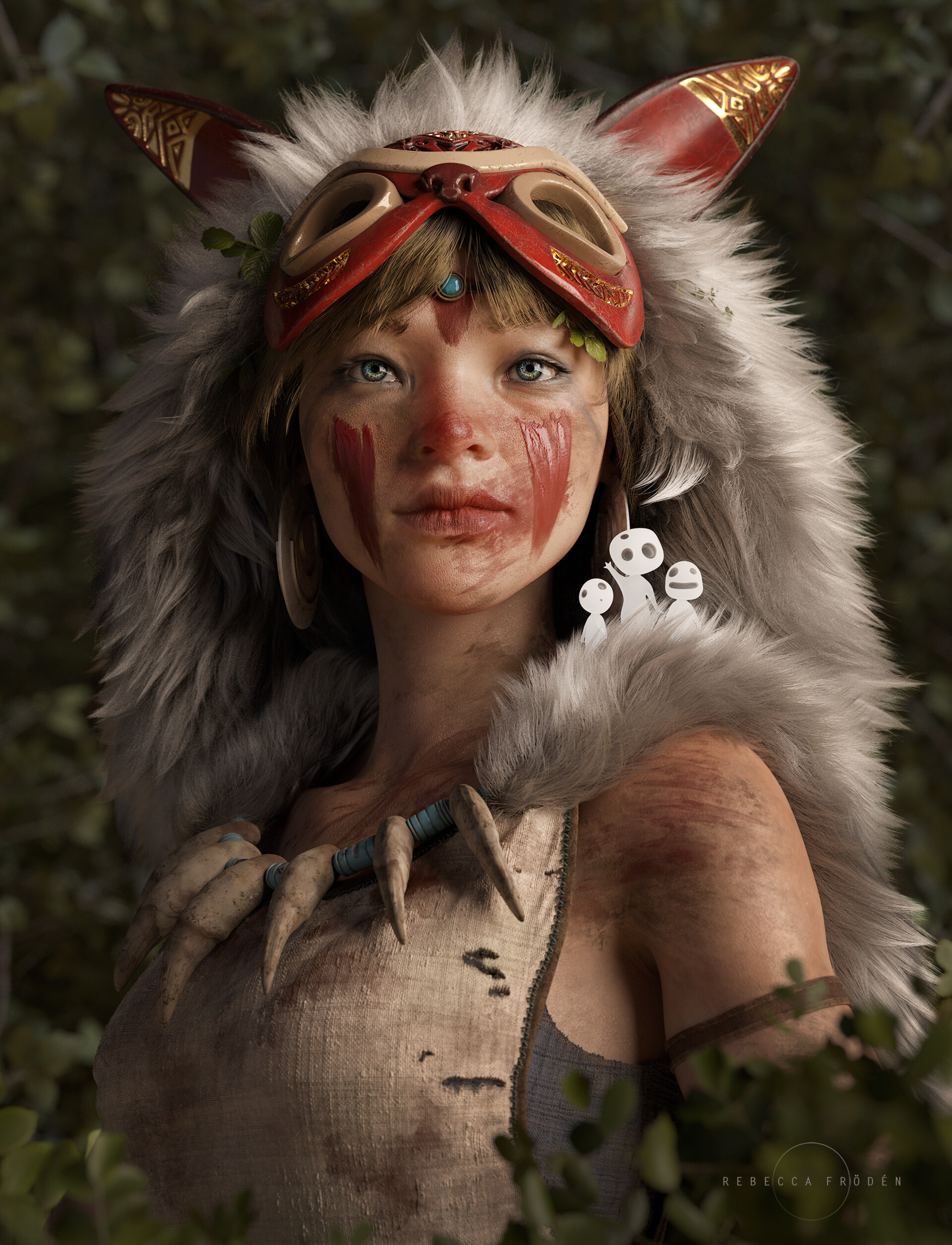ArtStation - Princess Mononoke