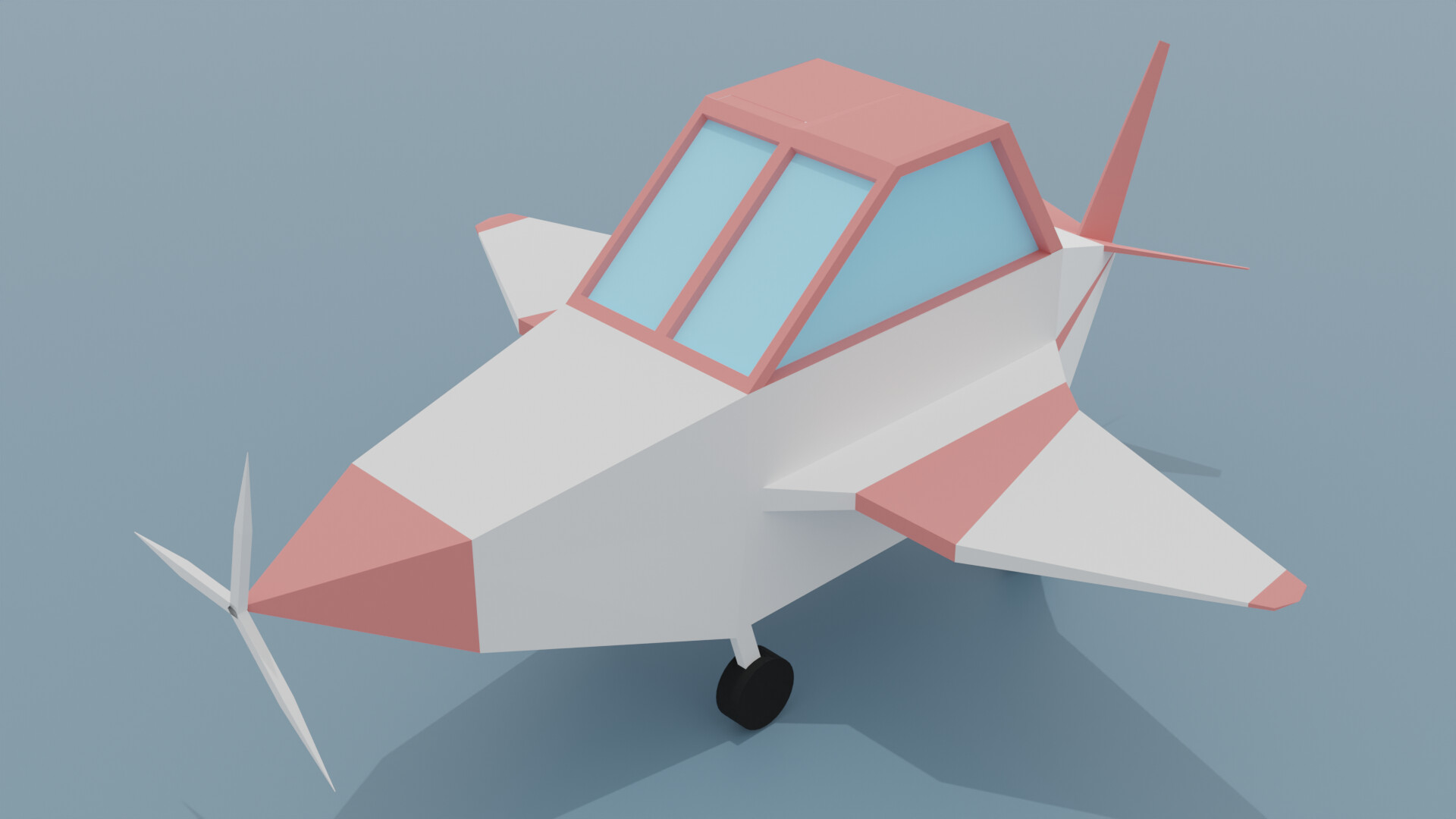 ArtStation - Low poly Airplane