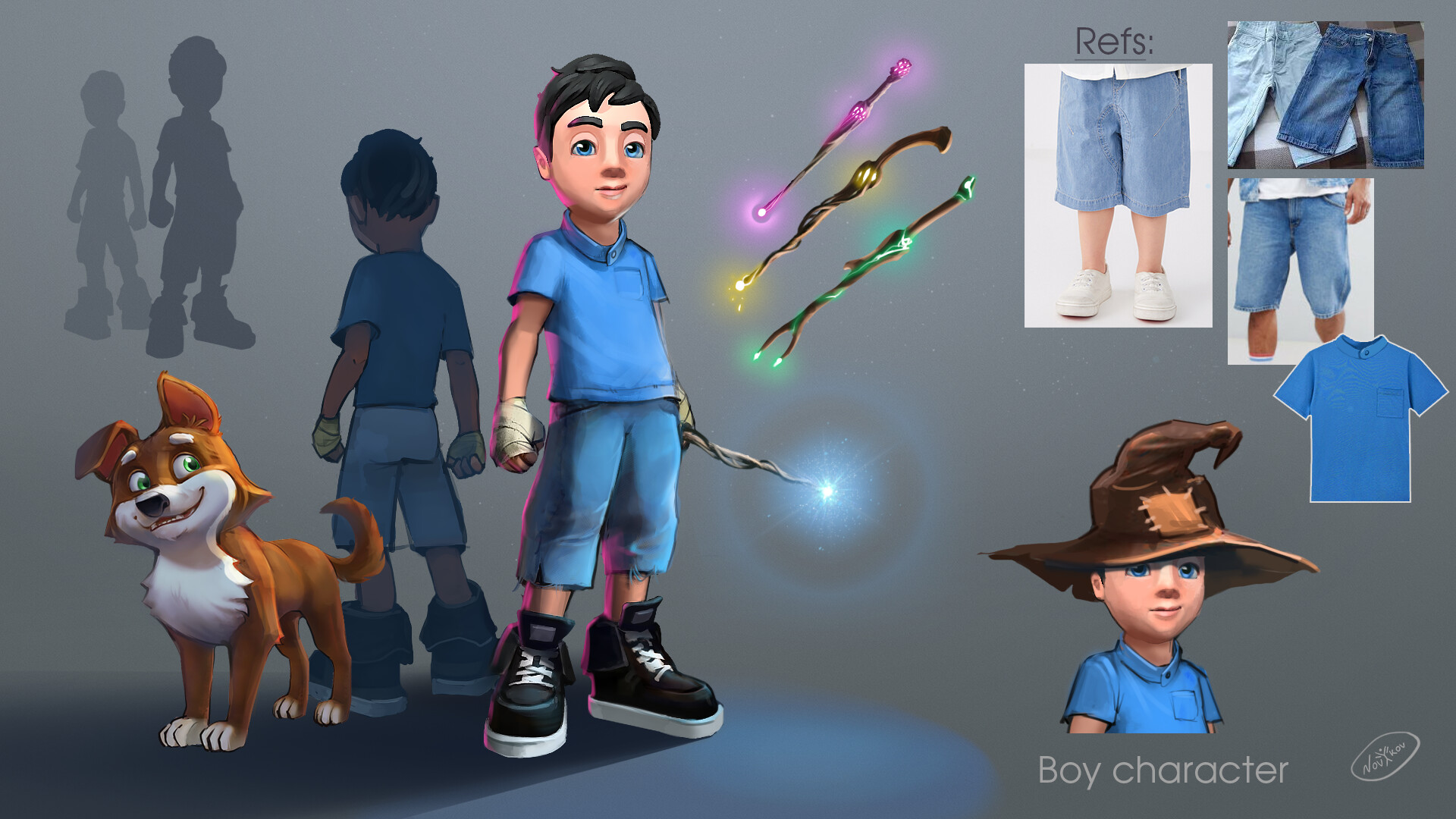 ArtStation - Boy mage