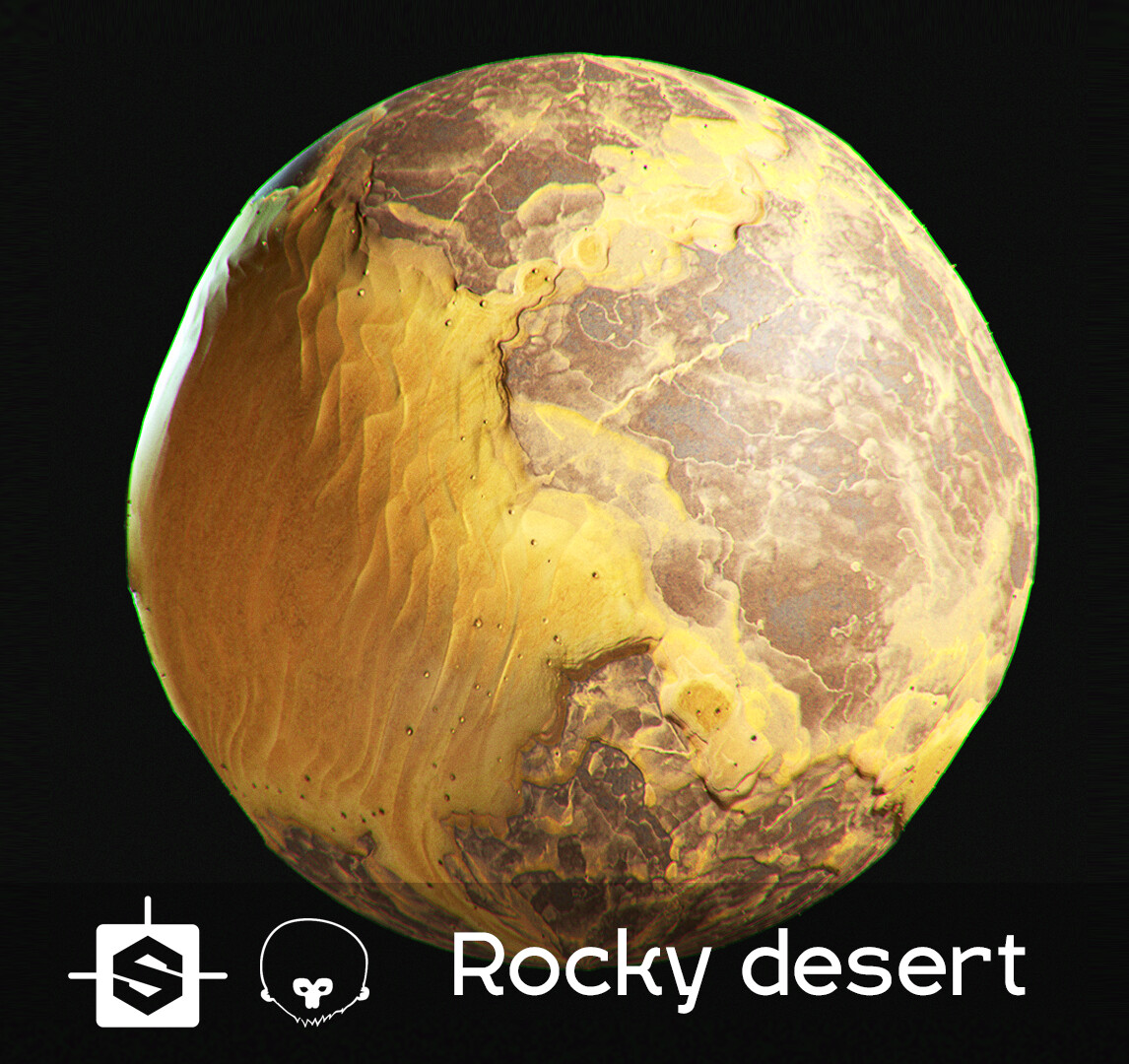 ArtStation - Rocky desert