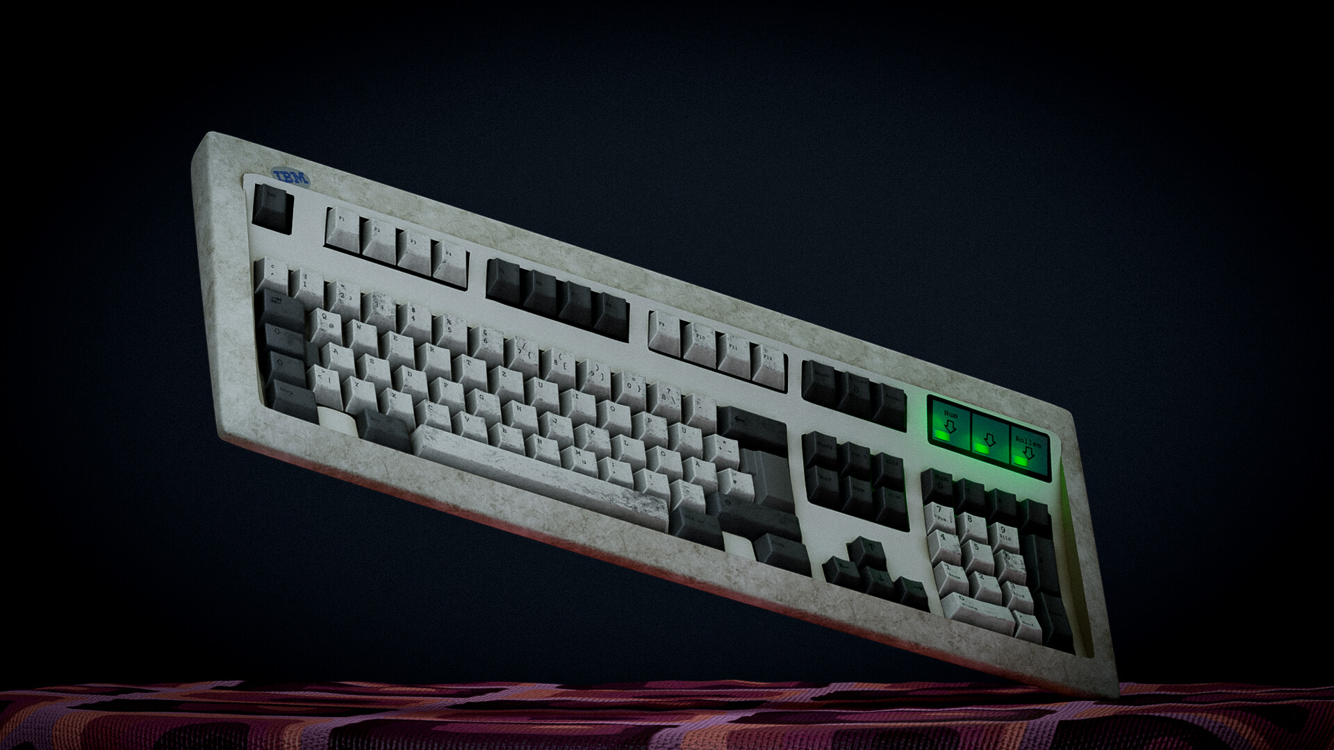 ArtStation - IBM Model M Keyboard