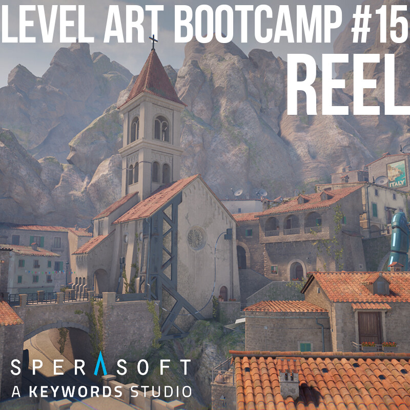 ArtStation - Sperasoft Level Art Bootcamp #15 Reel