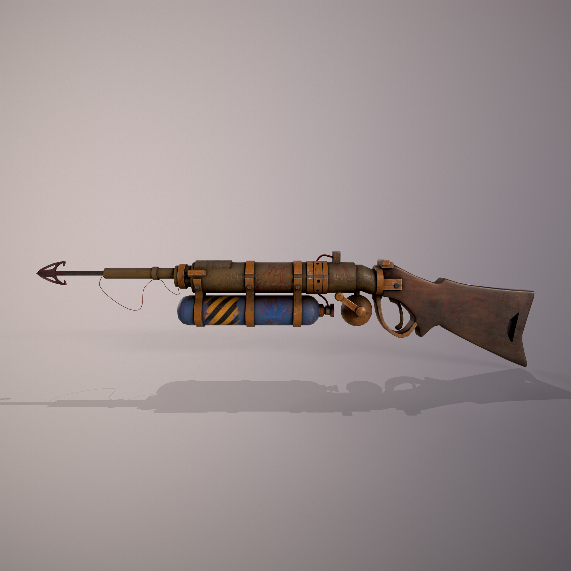 ArtStation - Harpoon rifle