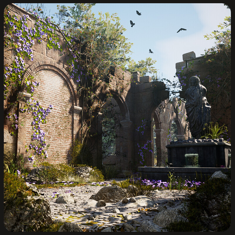 ArtStation - UE5 Environment Design ARCH DESTROY