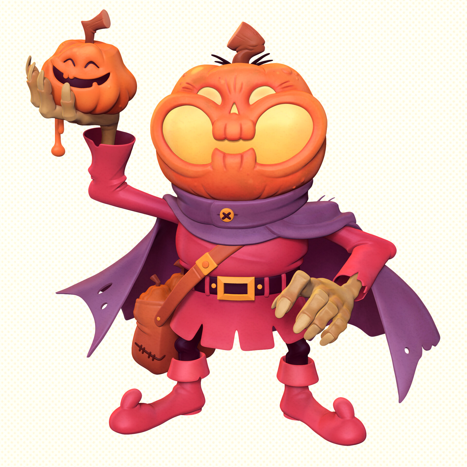 ArtStation - Pumpkin man