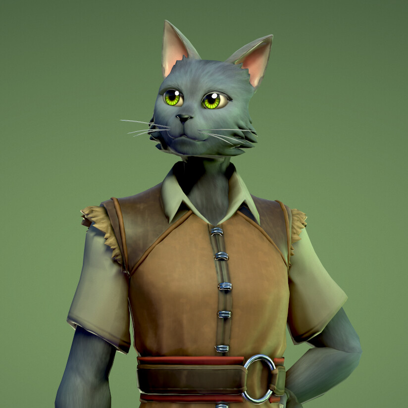 ArtStation - Tabaxi Bard