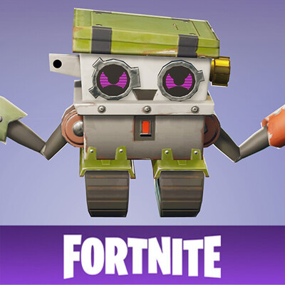 ArtStation - Fortnite - Lair Challenge Robots