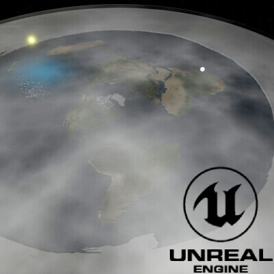 ArtStation - [UE5] Flat Earth Model