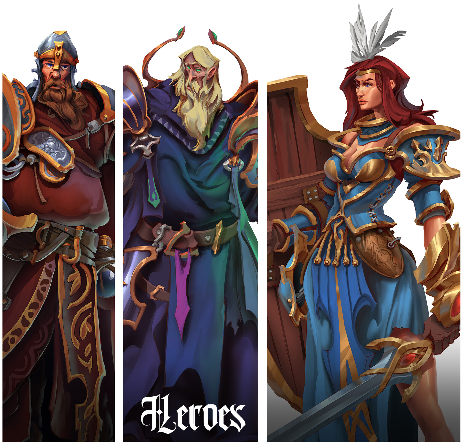 ArtStation - Character Designs-Heroes