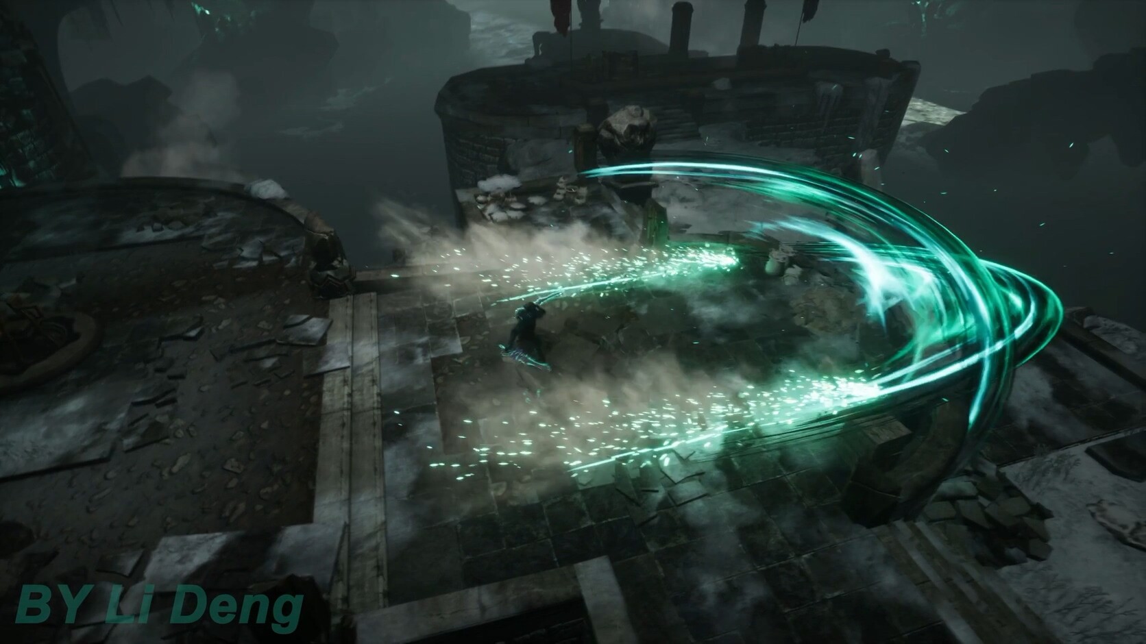 ArtStation - Dual Swords Slash