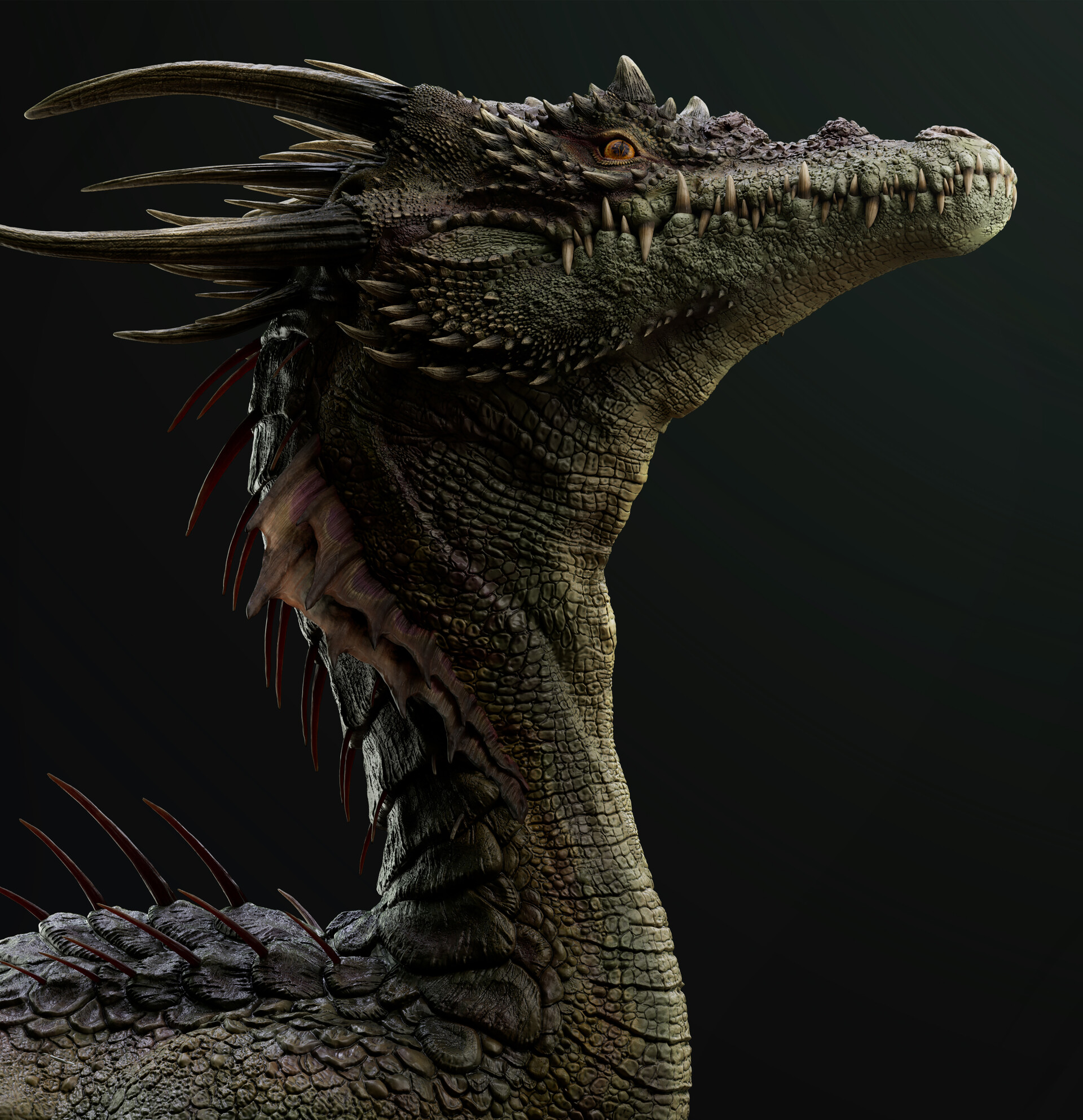 ArtStation - Dragon Bust #2