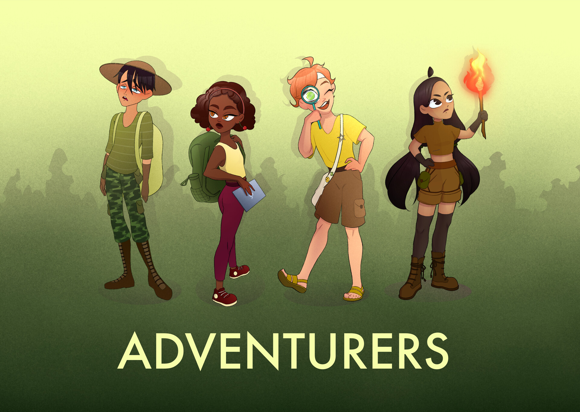 ArtStation - ADVENTURERS|character design