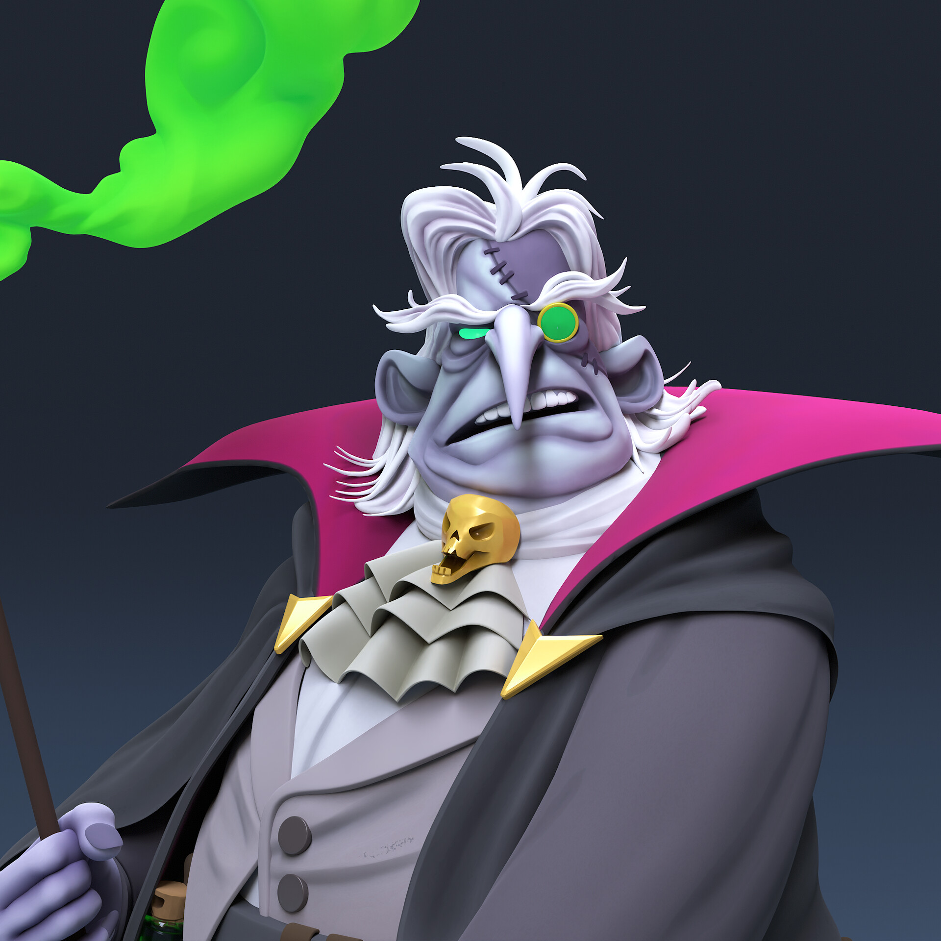 ArtStation - Zombie castle/ Butler