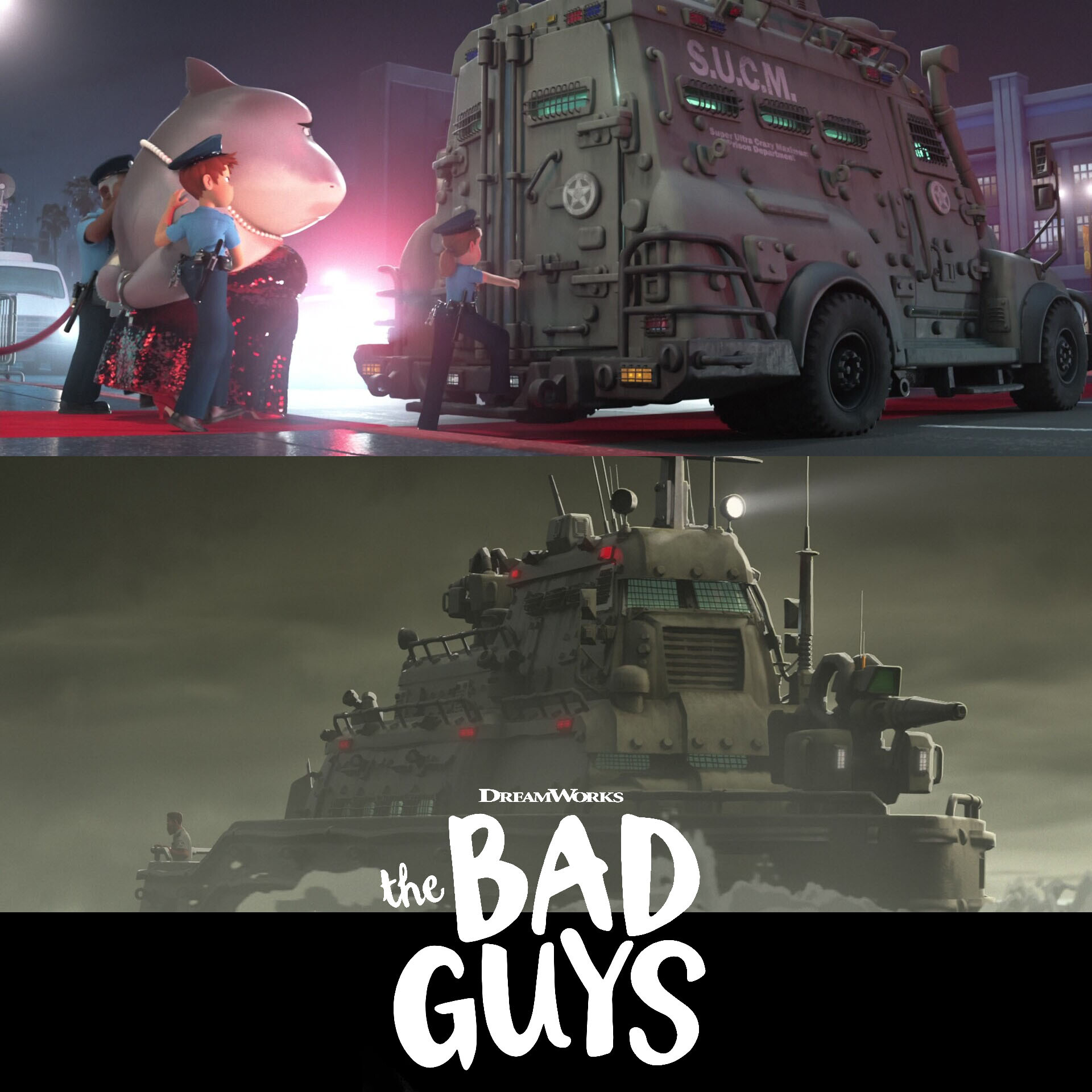 ArtStation - The Bad Guys: Police Vehicles