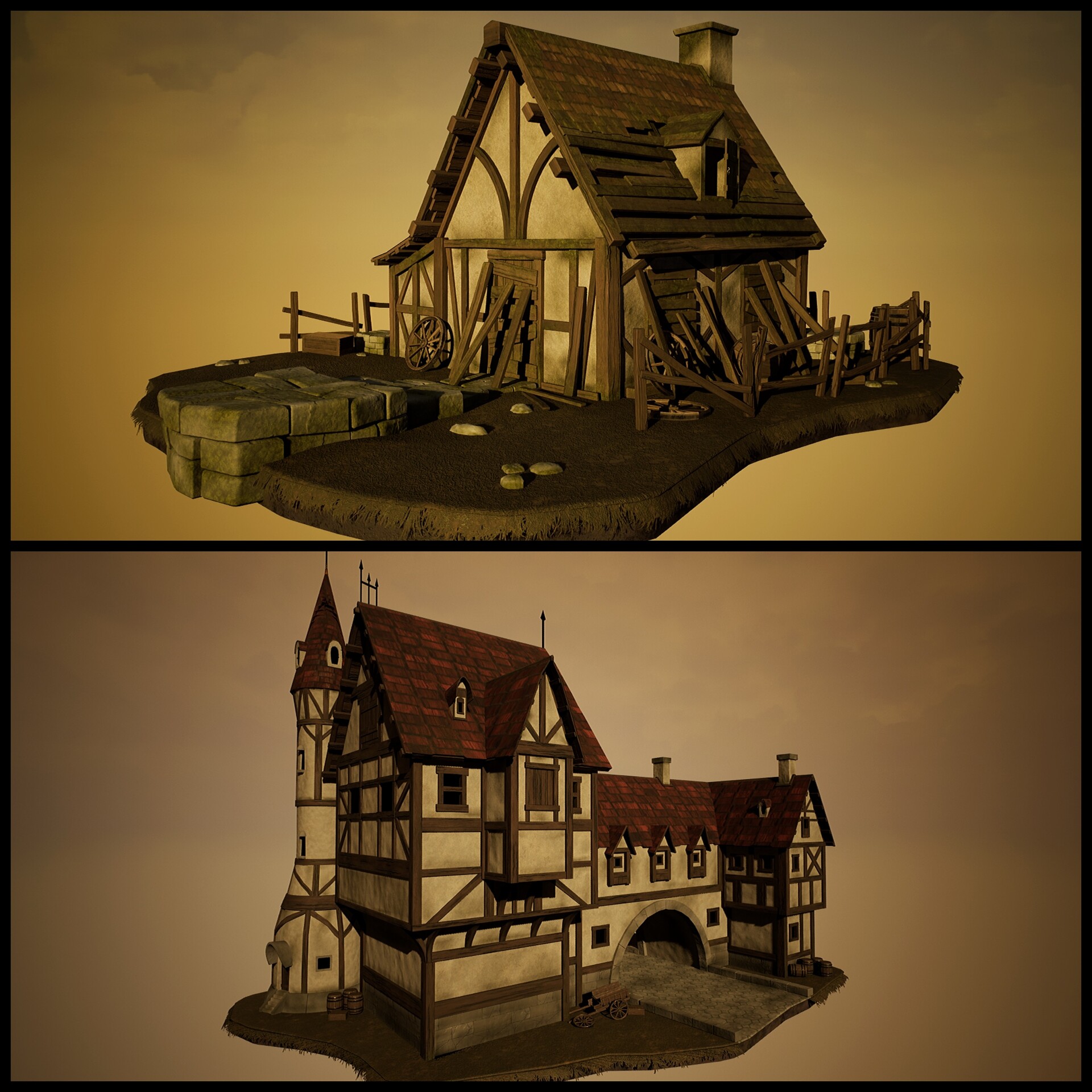 ArtStation - Medieval in The Sky