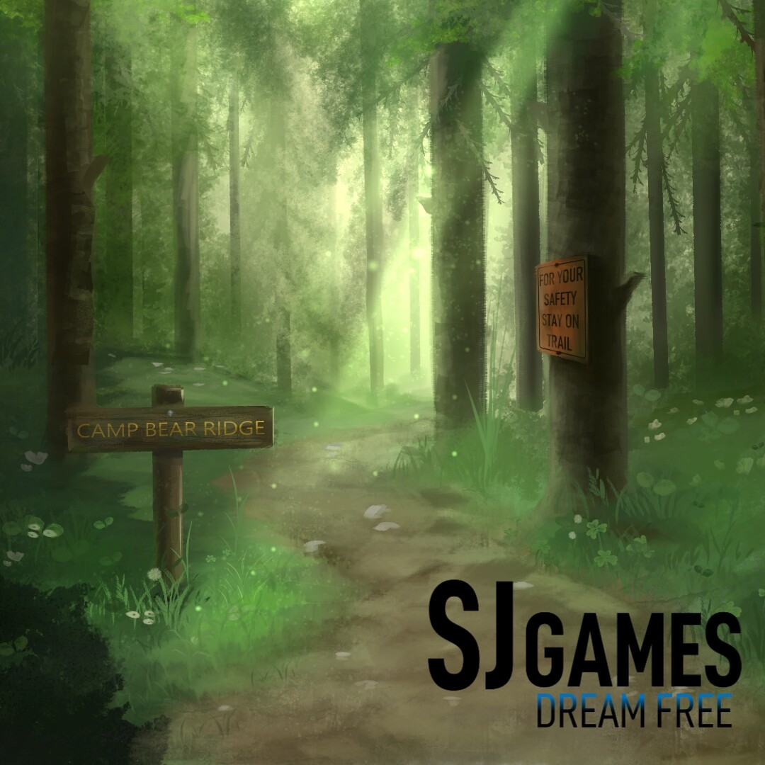 ArtStation - Forest trail background