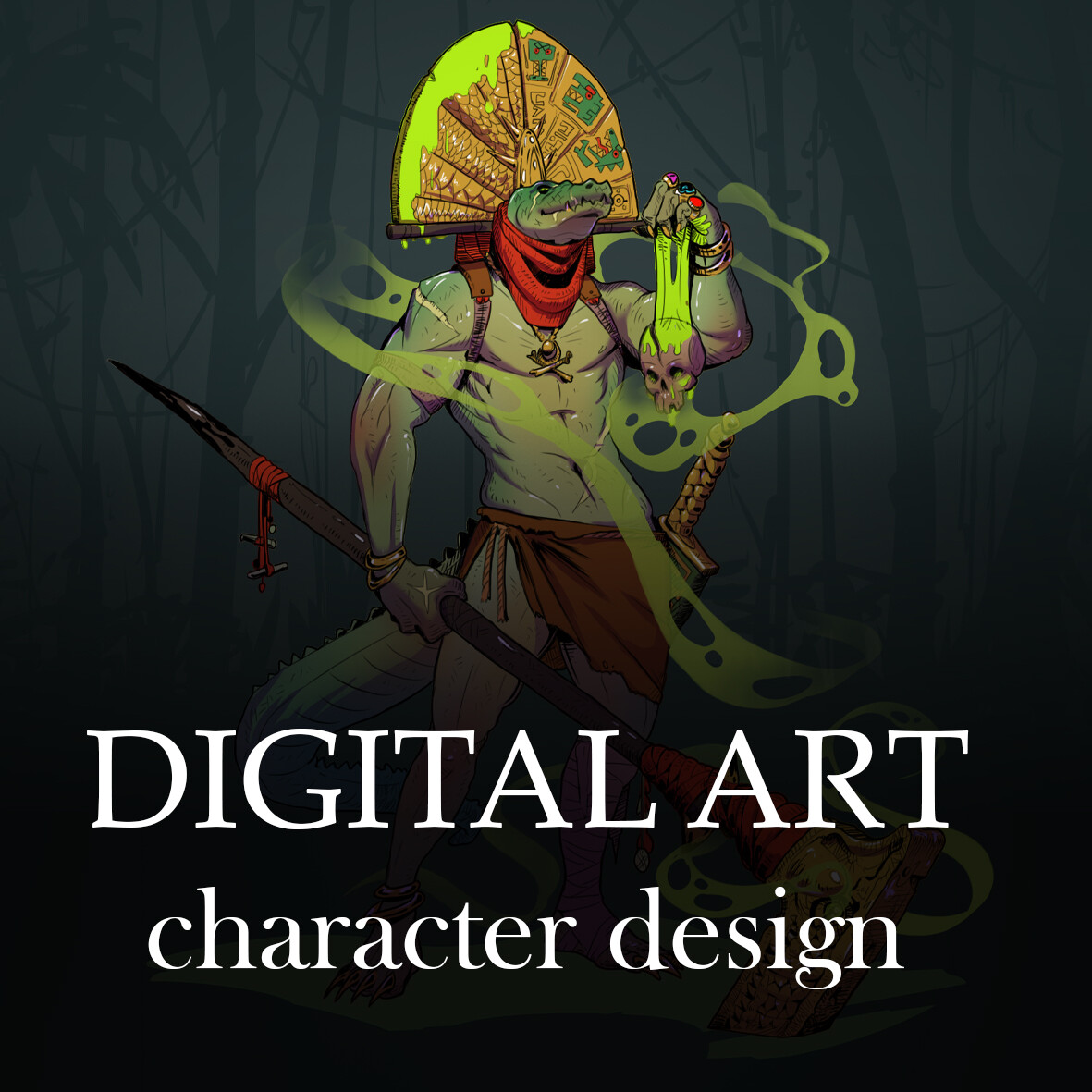 ArtStation - Lizard Shaman