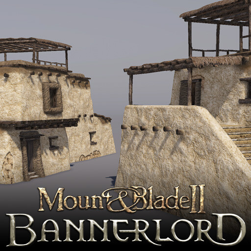 ArtStation - M&B2 Bannerlord - Khuzait - Houses