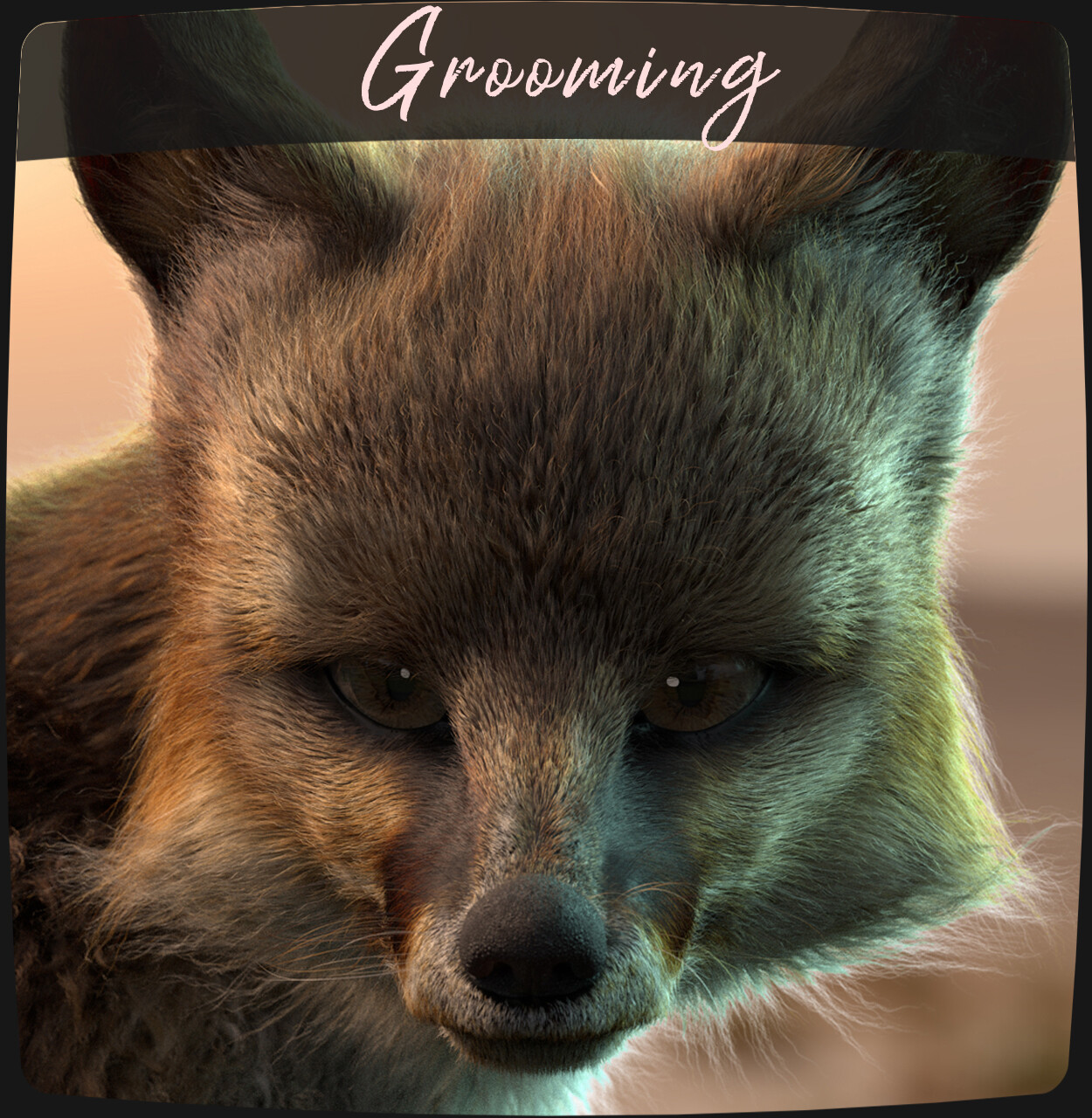 ArtStation - Blanford's fox