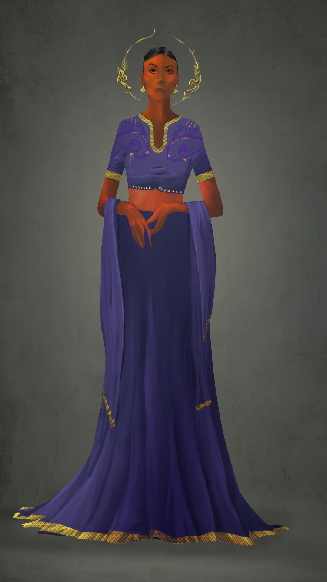 ArtStation - Indian Modernistic Queen