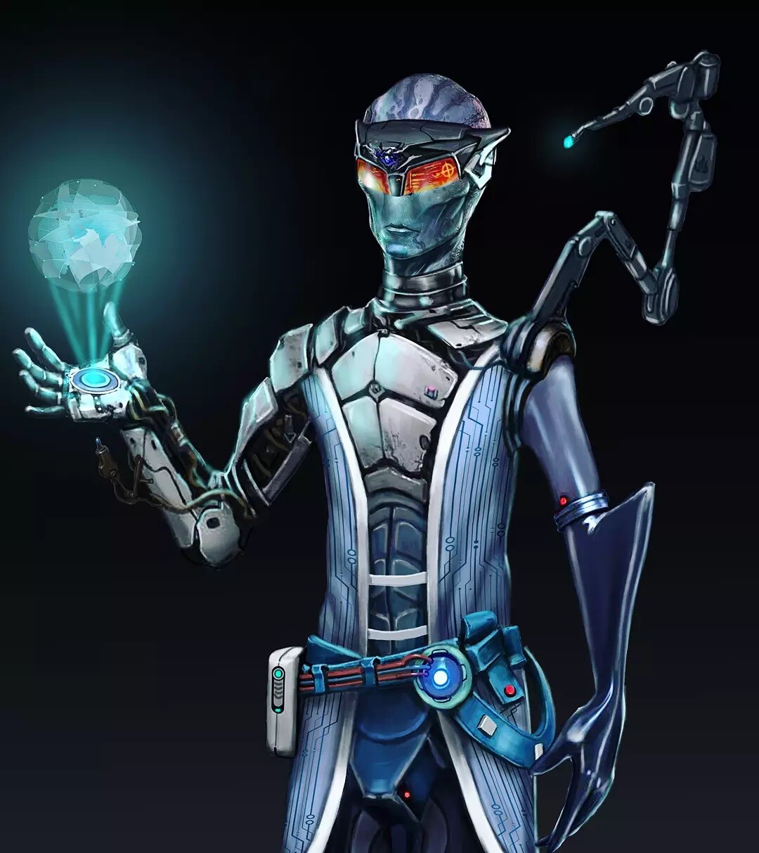 ArtStation - Robotic Hand Alien