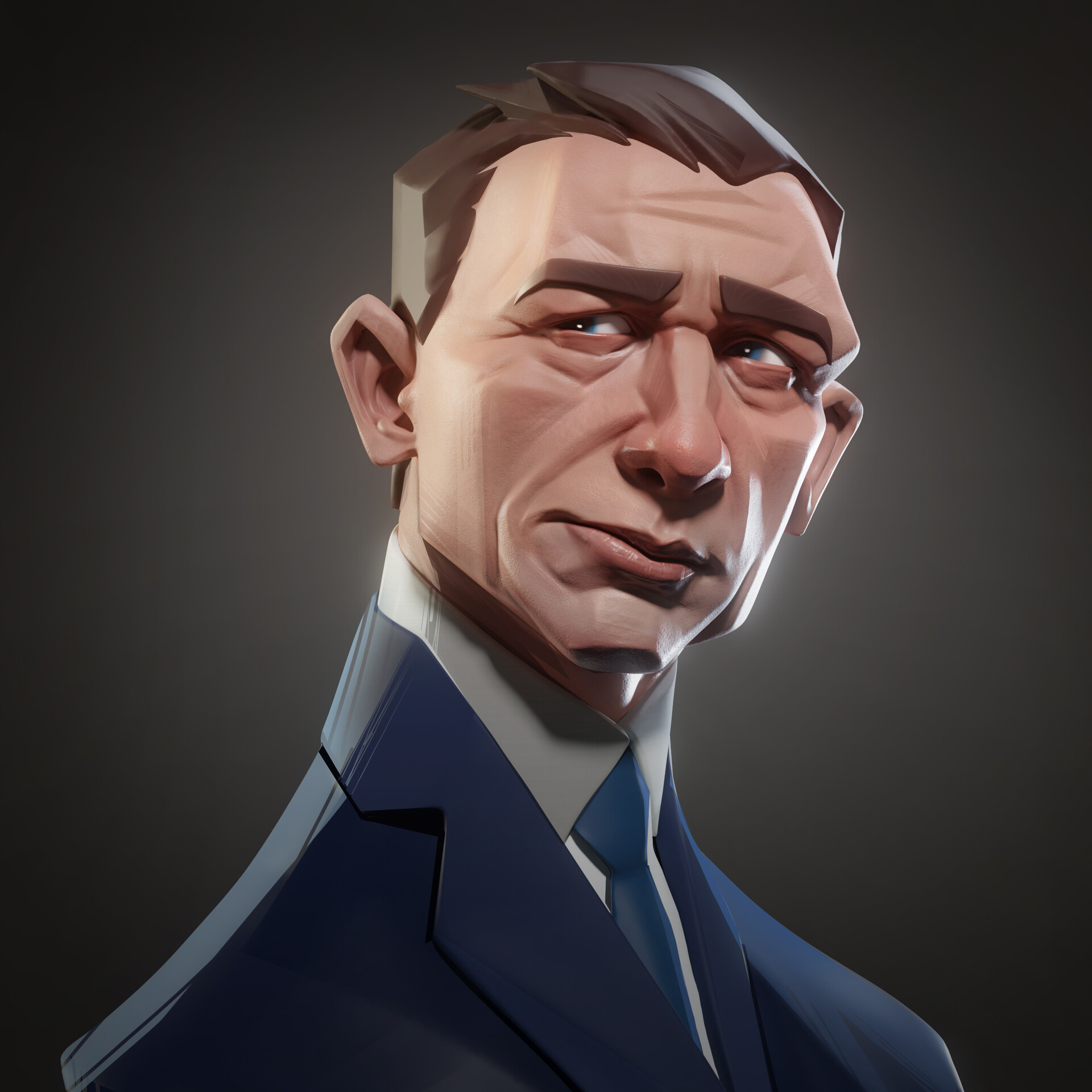 Jie Ren - 邦德-007-风格化