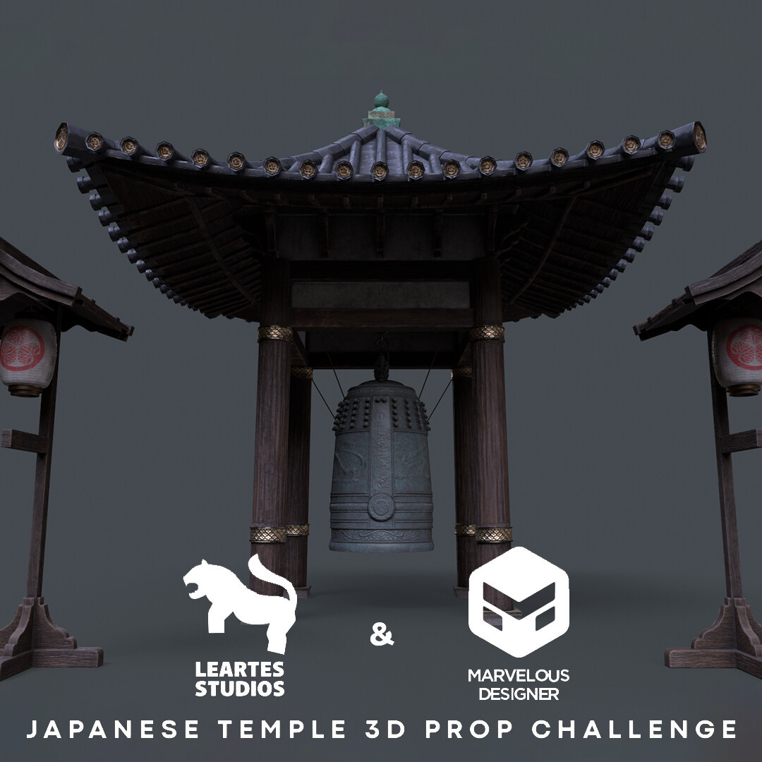 ArtStation - Buddhist Bell Temple