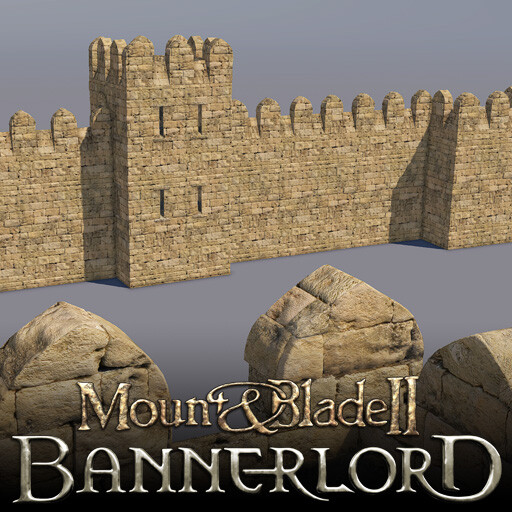 ArtStation - M&B2 Bannerlord - Aserai - Level 3 Castle Parts