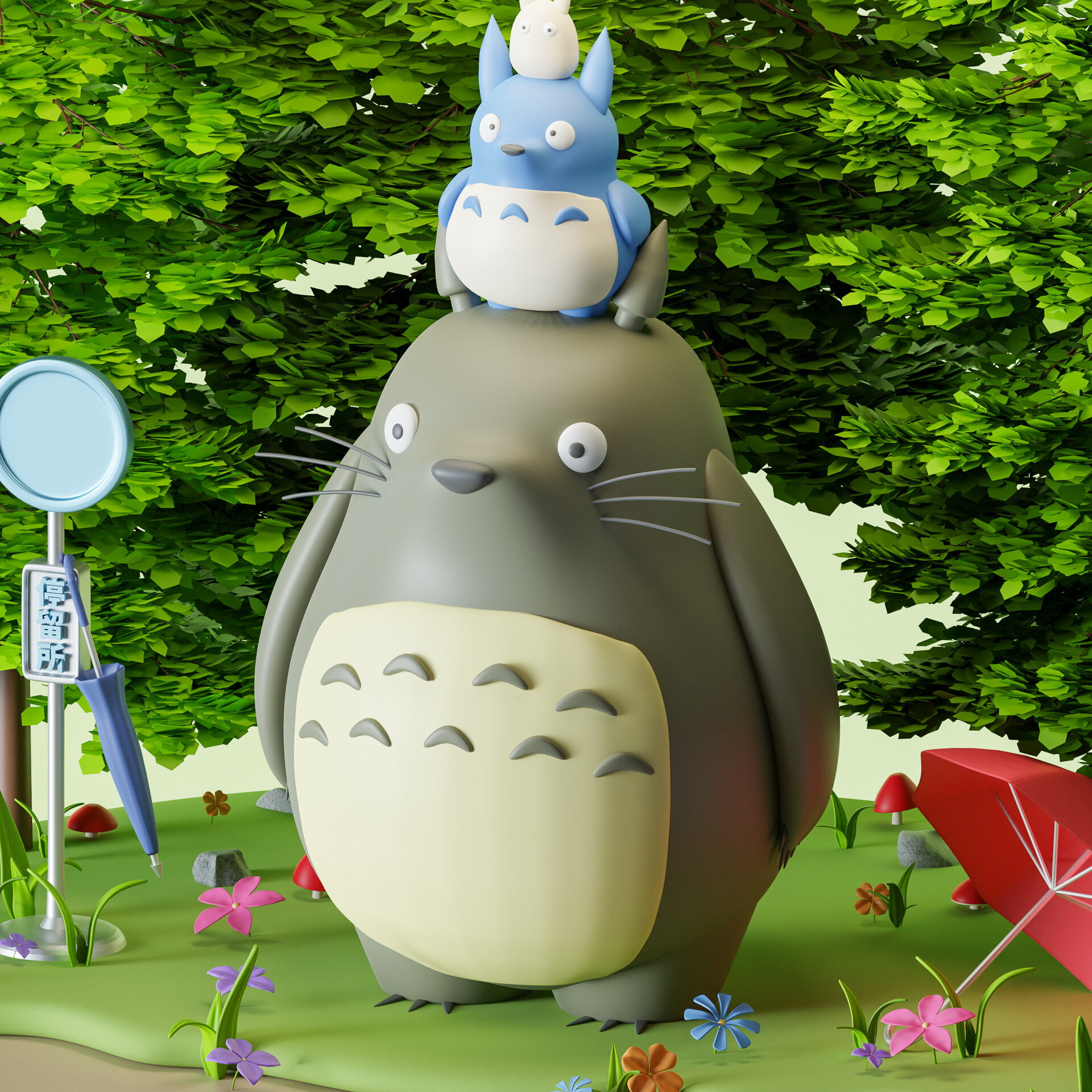 ArtStation - Ghibli Studio, My Neighbor Totoro