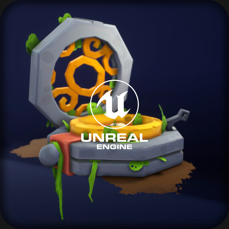 ArtStation - Stylized Pirate Compass - Real time