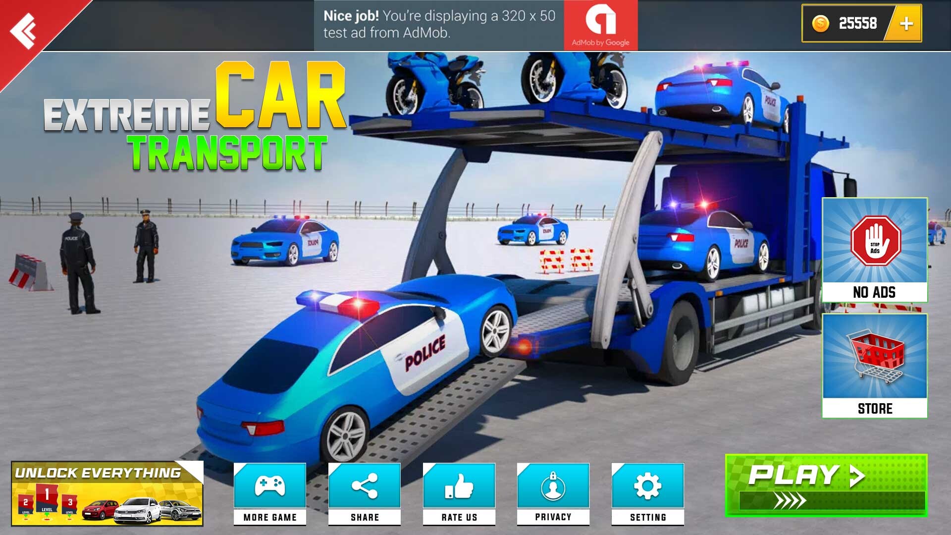 ArtStation - Police Car Transport Game ui Ux For Games