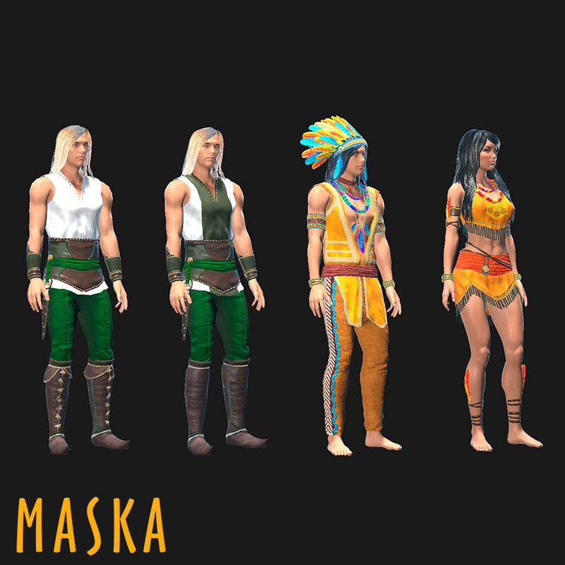 ArtStation - Clothing for game characters p.2