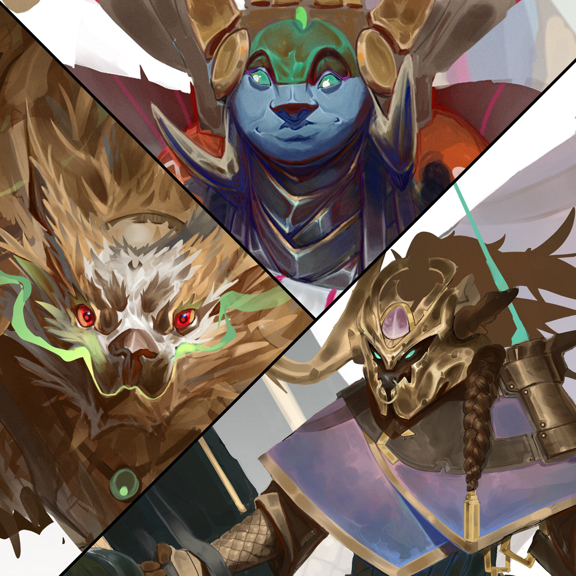 ArtStation - Dragon's Rise: The Forgotten Realms - Character Design