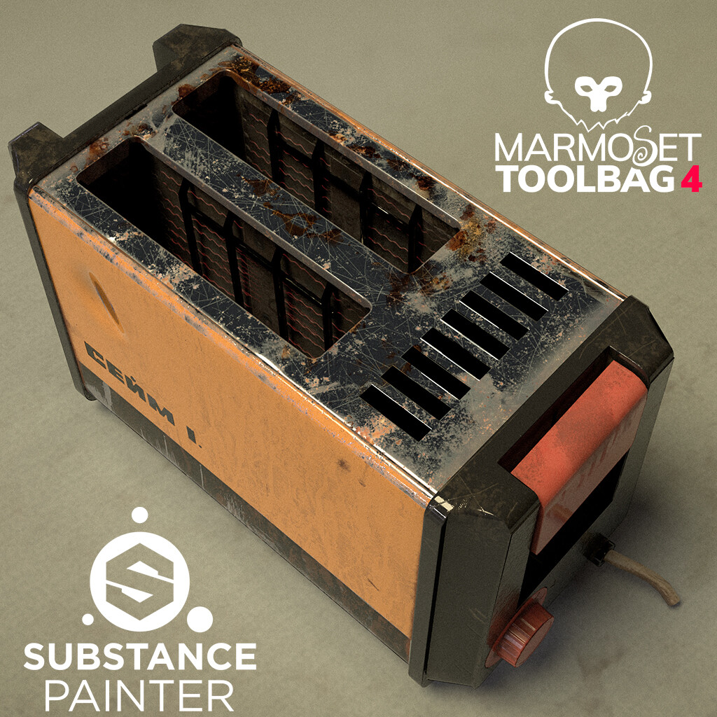 ArtStation - 80s. Toaster