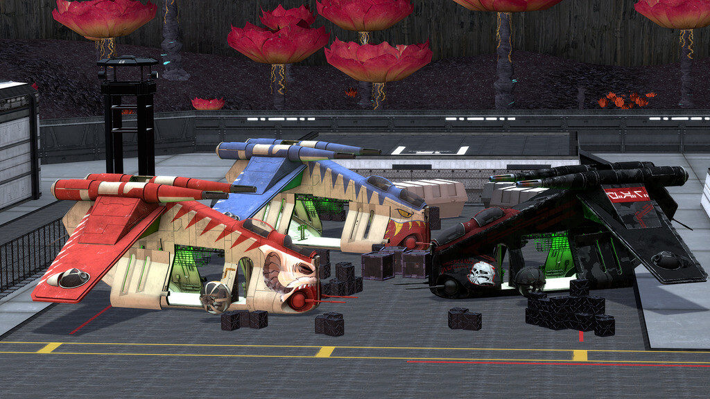 ArtStation - Sparrow's LAAT/i Gunship Variants