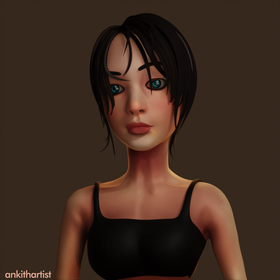 ArtStation - Girl space modeling