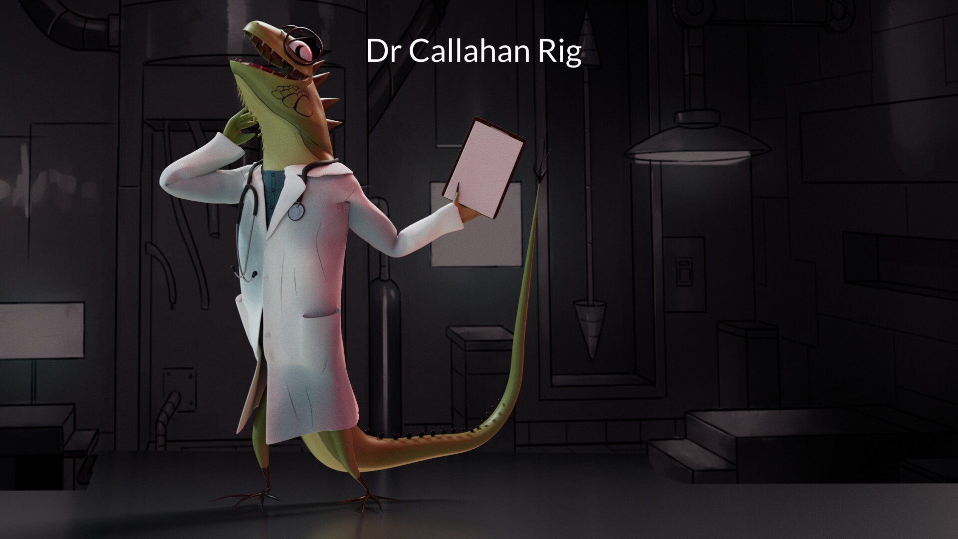 ArtStation - Dr Callahan Rig
