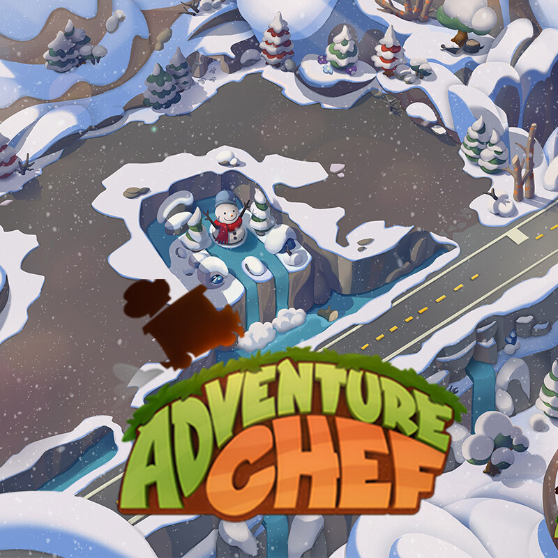 ArtStation - Adventure Chef - Winter Biome Environment Design