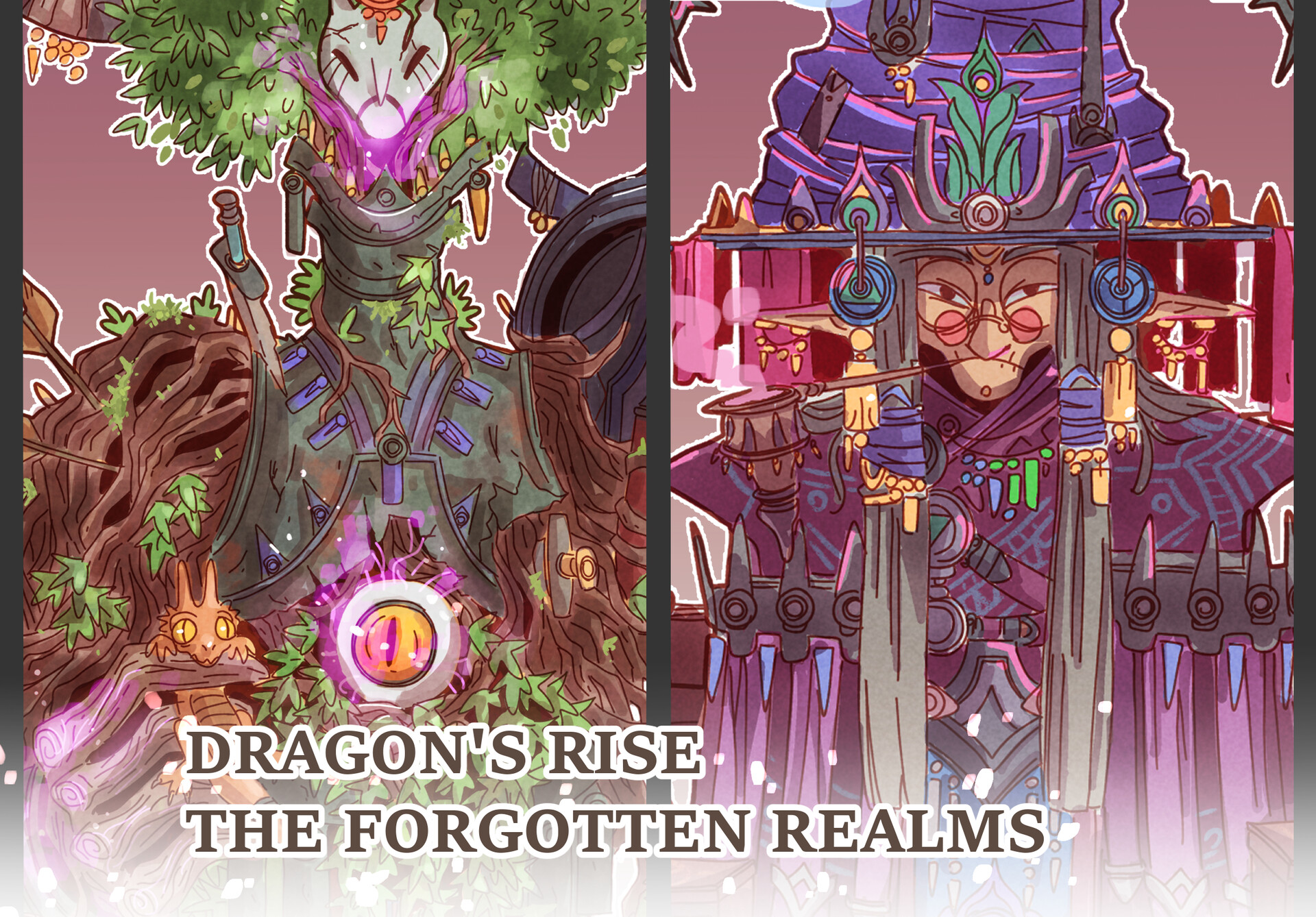 ArtStation - Dragon's rise - the forgottem realms